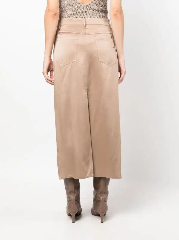 Brunello Cucinelli Straight-cut Midi Skirt