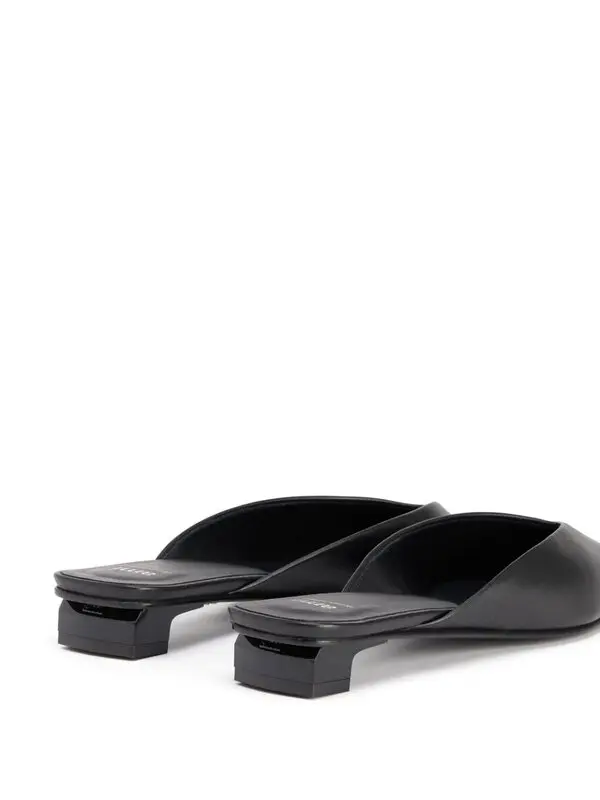 AMI Paris Pointed Leather Mules
