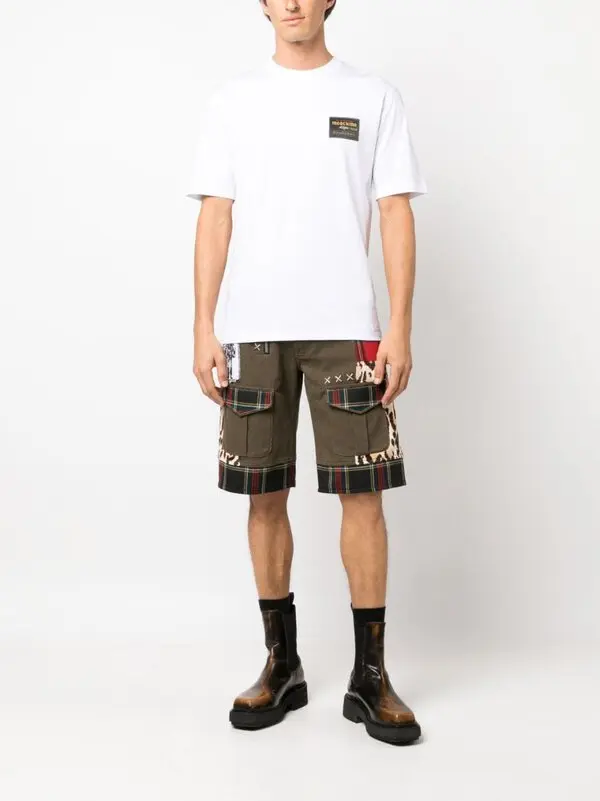 Moschino Patchwork-design Bermuda Shorts