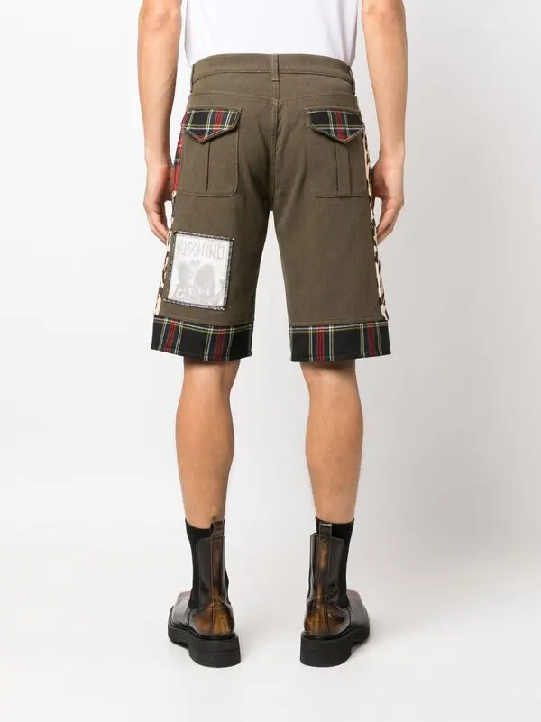 Moschino Patchwork-design Bermuda Shorts