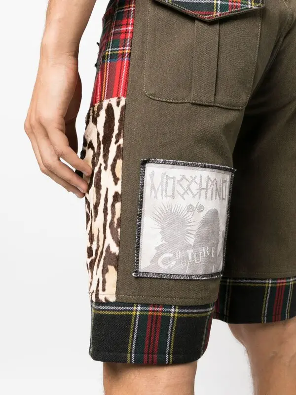 Moschino Patchwork-design Bermuda Shorts