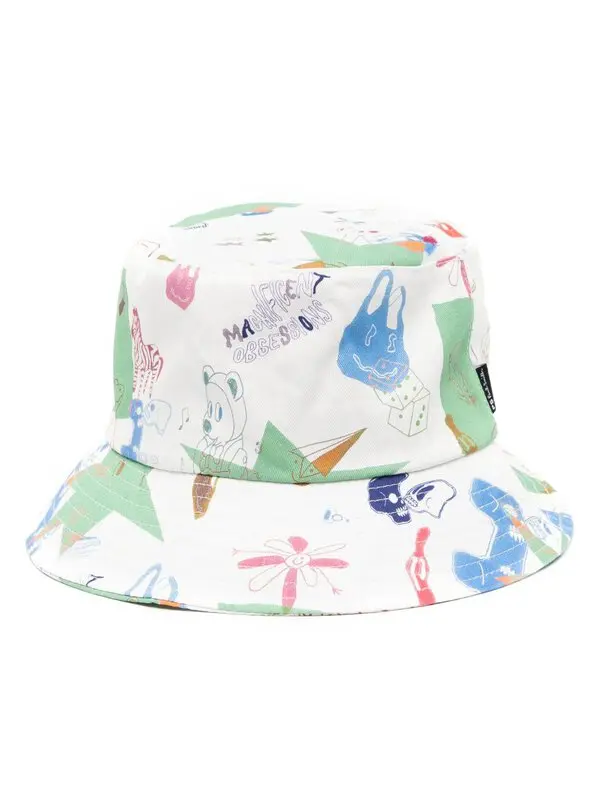 Paul Smith Graphic-print Cotton Bucket Hat