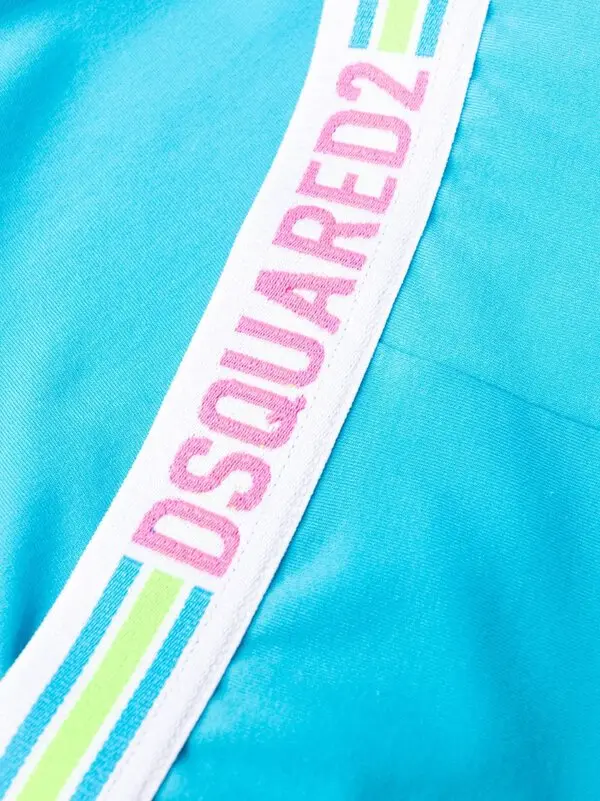Dsquared2 Logo-waistband Cropped Leggings