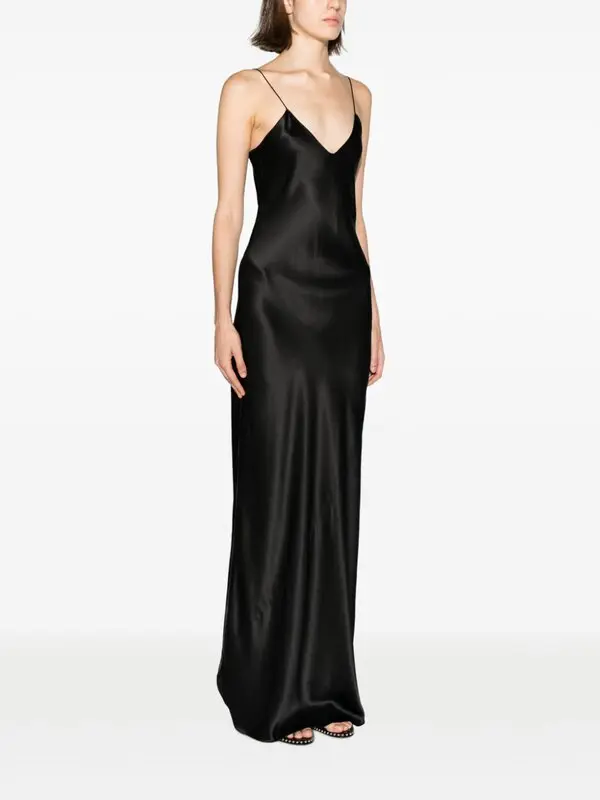 NILI LOTAN Cami Silk-satin Gown