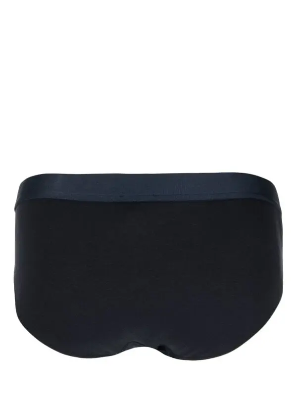Dolce & Gabbana Logo-waistband Jersey Briefs - Blue