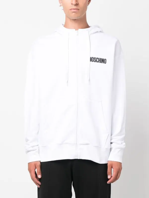 Moschino Teddy-print Cotton Hoodie