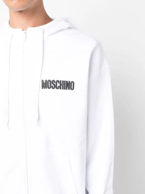 Moschino Teddy-print Cotton Hoodie