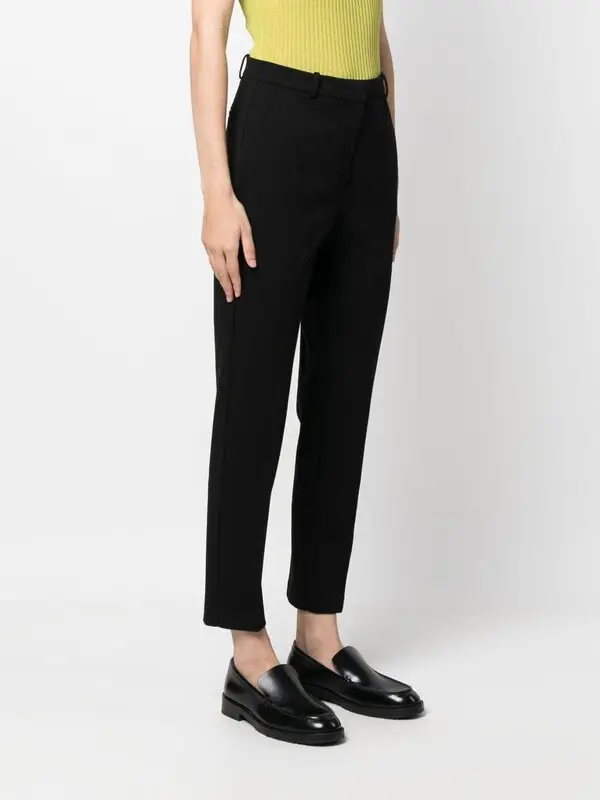 Pinko High-waisted Cropped Trousers