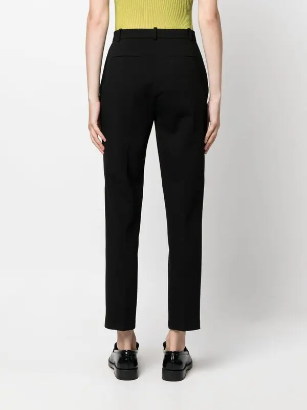 Pinko High-waisted Cropped Trousers