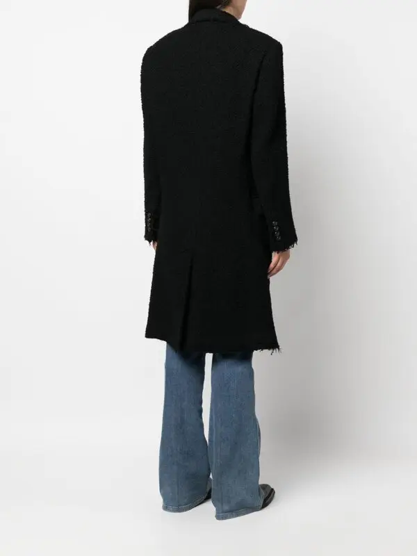 Dsquared2 Single-breasted Bouclé Coat