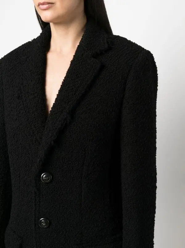 Dsquared2 Single-breasted Bouclé Coat