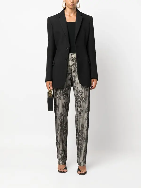 Moschino Lace Straight-leg Trousers