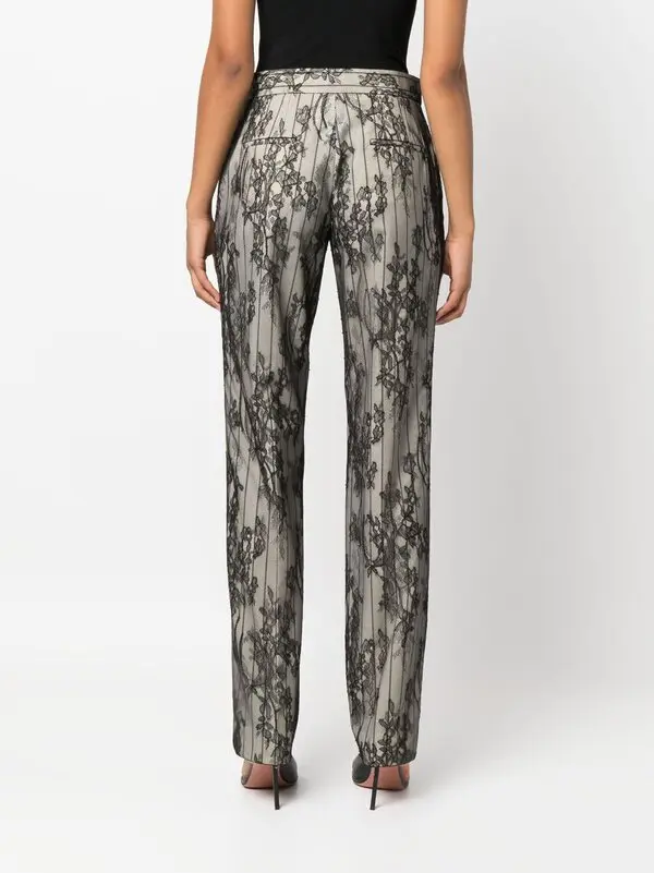Moschino Lace Straight-leg Trousers