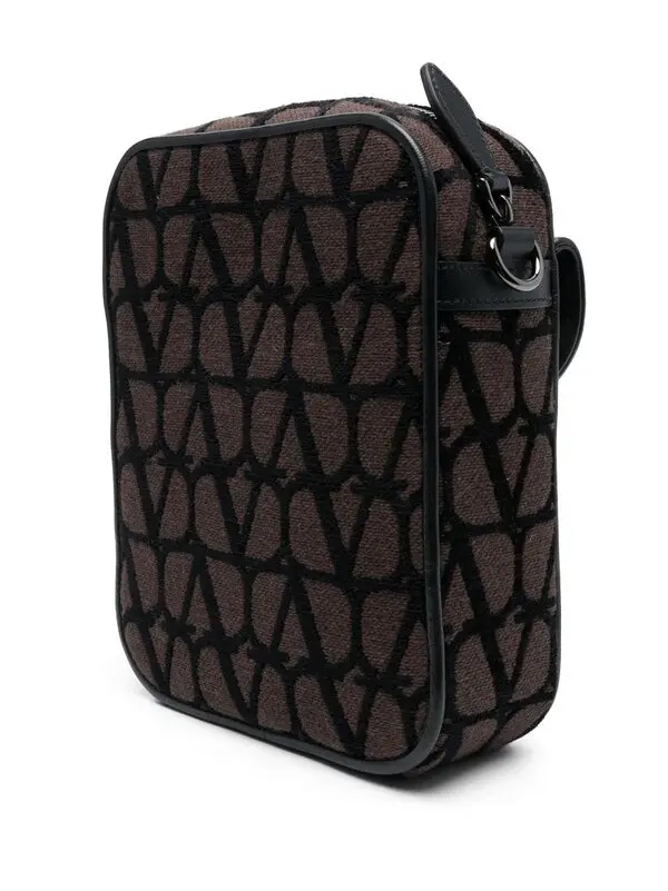 Valentino Garavani Toile Iconographe Canvas Shoulder Bag - Brown
