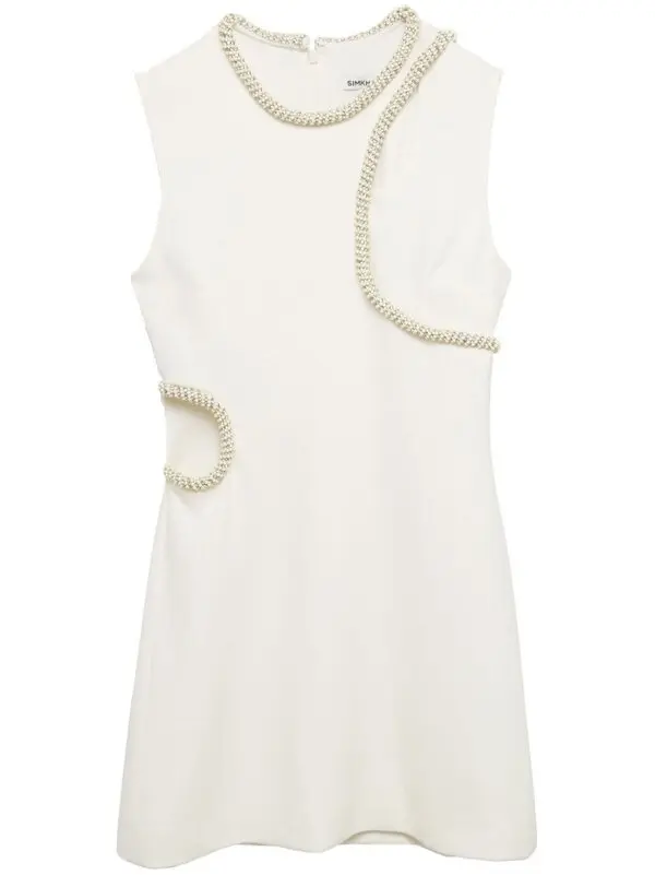 Simkhai Crystal-embellished Sleeveless Dress