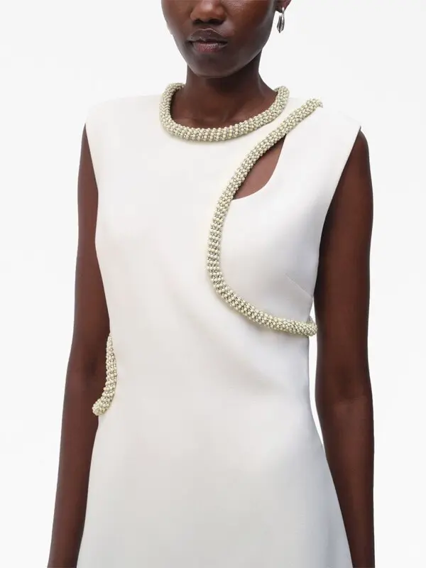 Simkhai Crystal-embellished Sleeveless Dress