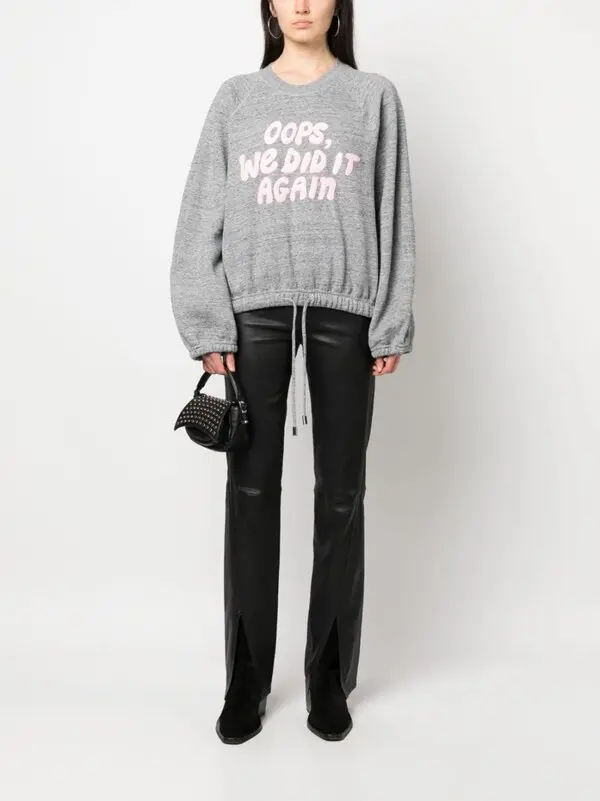 Dsquared2 Slogan-print Long-sleeve Sweatshirt