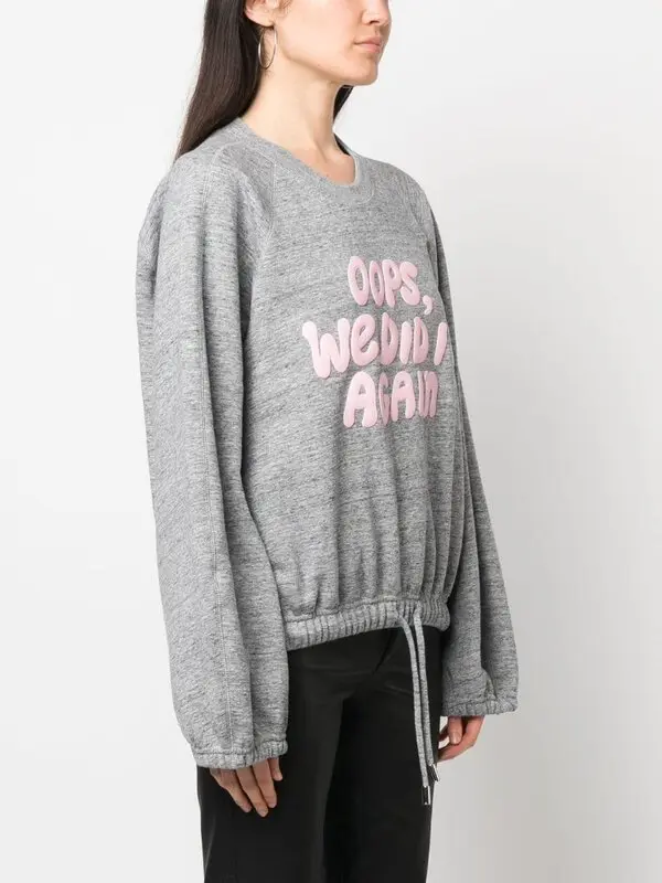 Dsquared2 Slogan-print Long-sleeve Sweatshirt