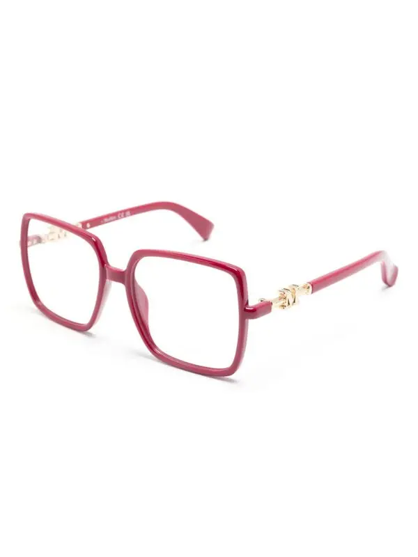 Max Mara Logo-plaque Square-frame Glasses