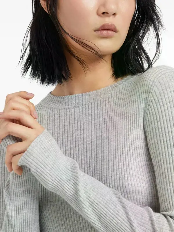 Brunello Cucinelli Ribbed Sweater - Grey