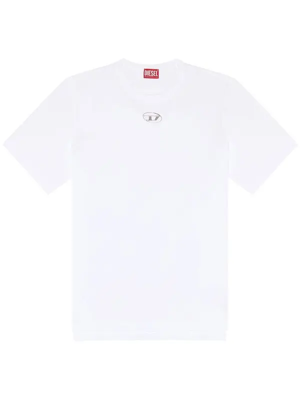 DIESEL® T-just-od Cotton T-shirt - White