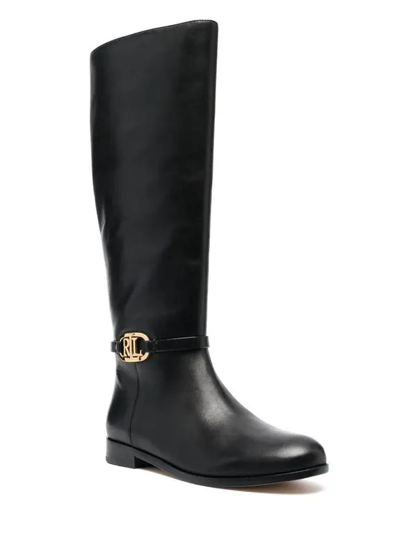 Ralph Lauren Bridgette Knee-length Boots - Black