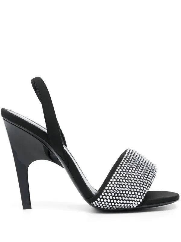 Attico Rem 105mm Crystal-embellished Sandals