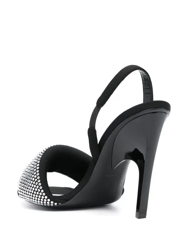 Attico Rem 105mm Crystal-embellished Sandals