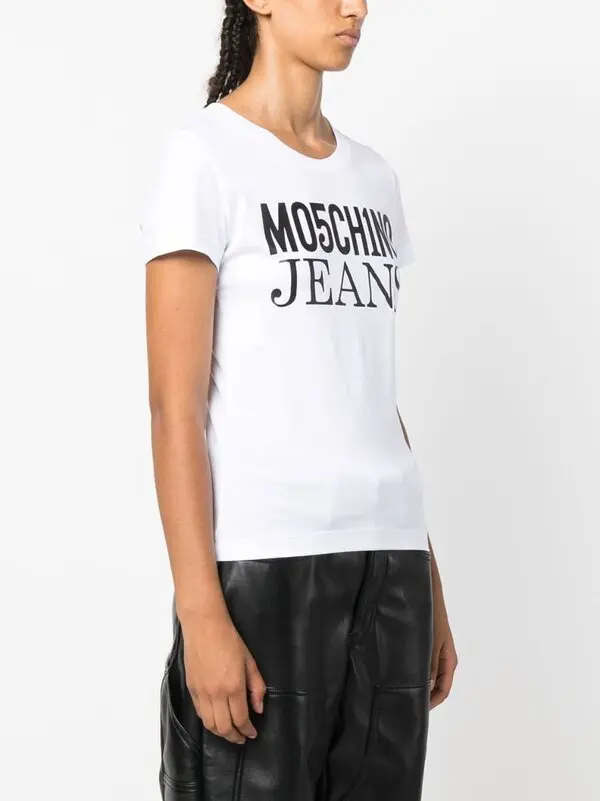 Moschino Logo Print Cotton T-shirt