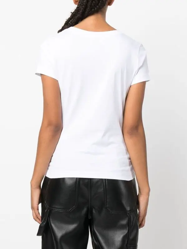 Moschino Logo Print Cotton T-shirt
