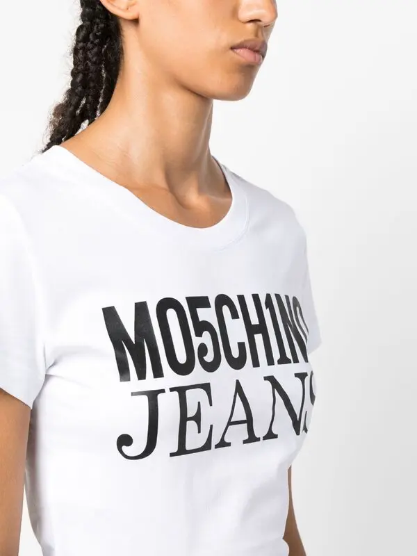 Moschino Logo Print Cotton T-shirt