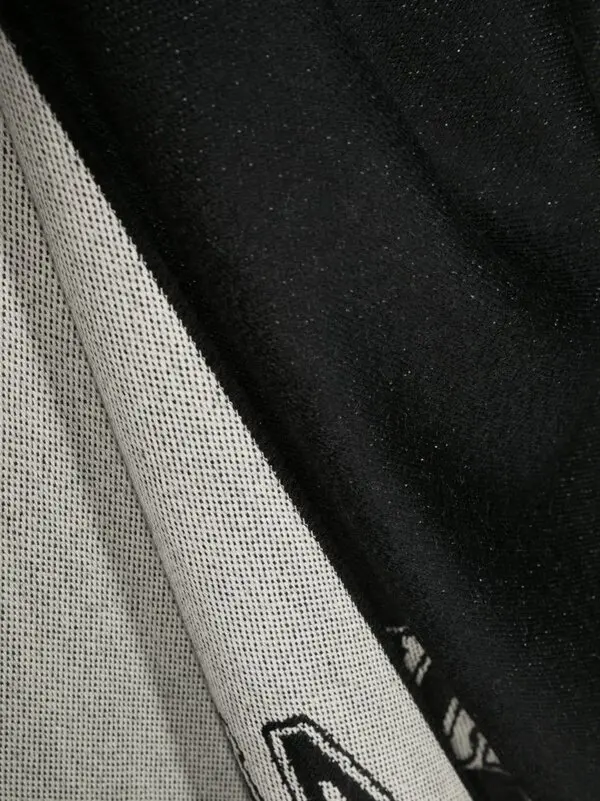 Alexander McQueen Intarsia-knit Logo Wool Scarf