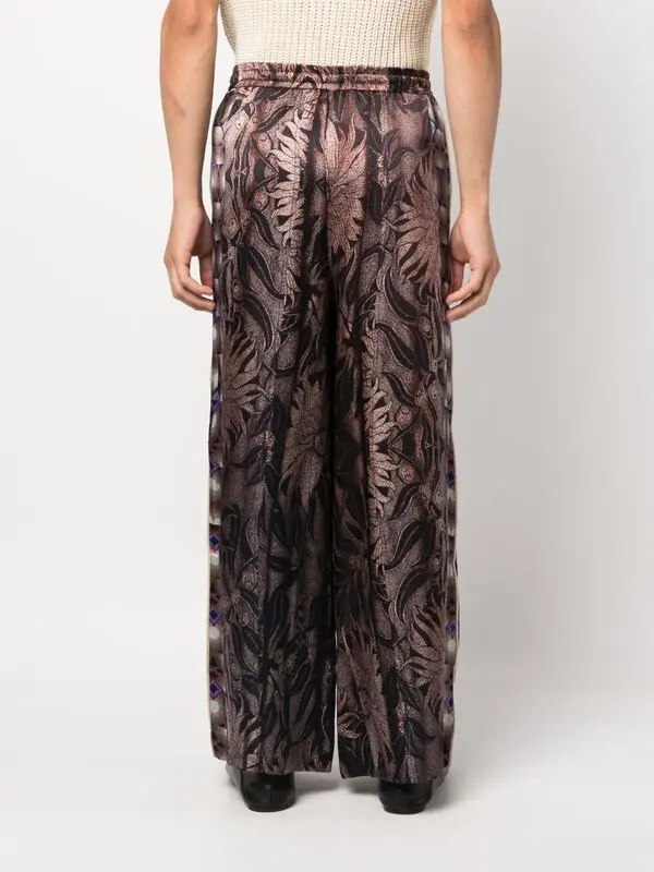 PIERRE-LOUIS MASCIA Kamut Silk Trousers - Brown