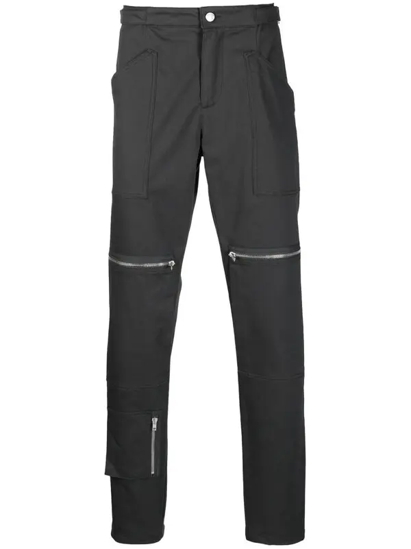 Moschino Slim-fit Zipped-pockets Trousers
