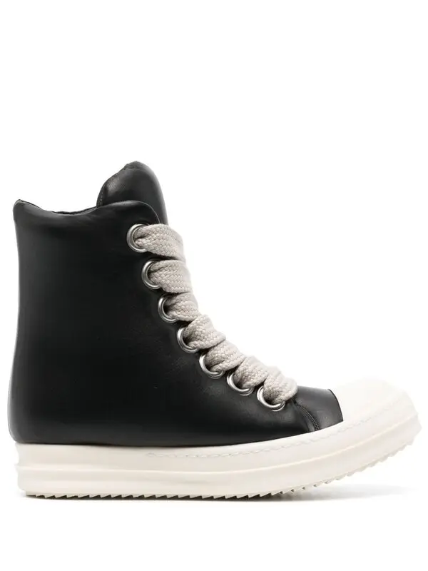 Rick Owens Jumbo Padded Leather Sneakers