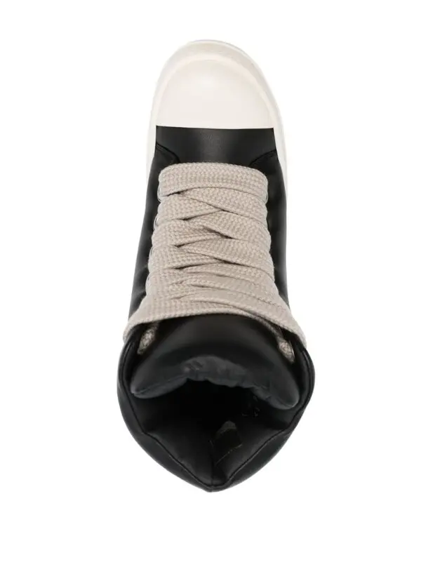 Rick Owens Jumbo Padded Leather Sneakers