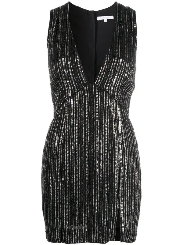 Patrizia Pepe Sequin-embellished Minidress