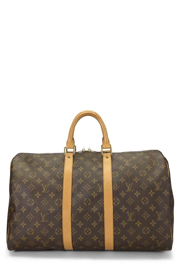LOUIS VUITTON Monogram Keepall 45 - Brown