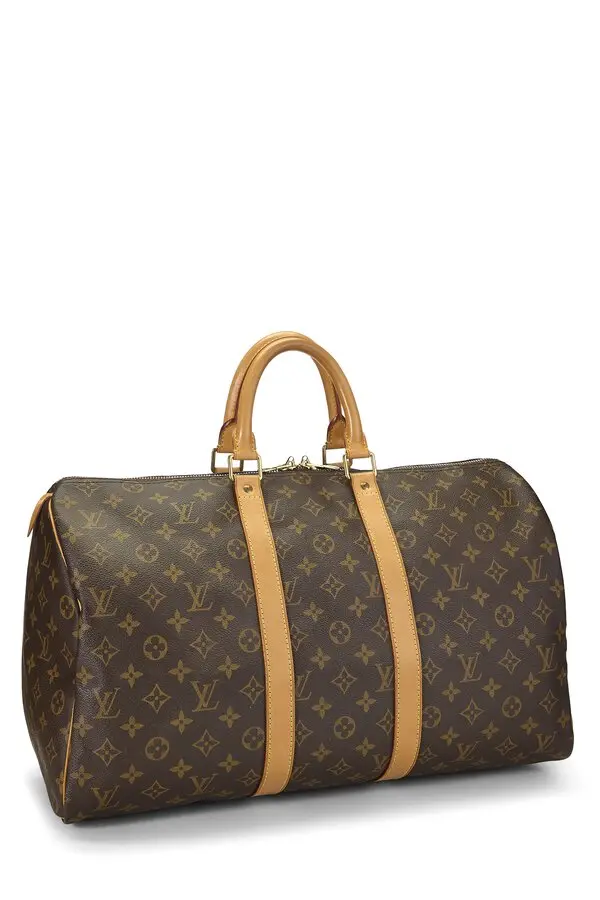LOUIS VUITTON Monogram Keepall 45 - Brown