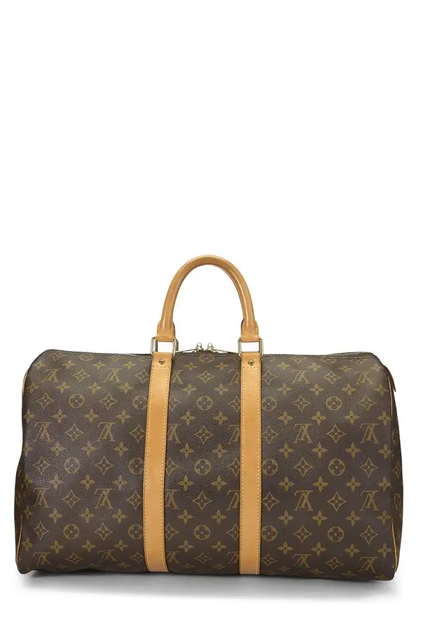 LOUIS VUITTON Monogram Keepall 45 - Brown