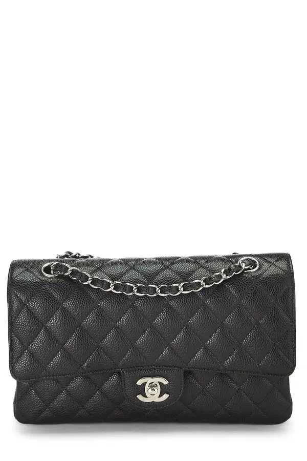 Chanel Quilted Caviar Classic Double Flap Bag