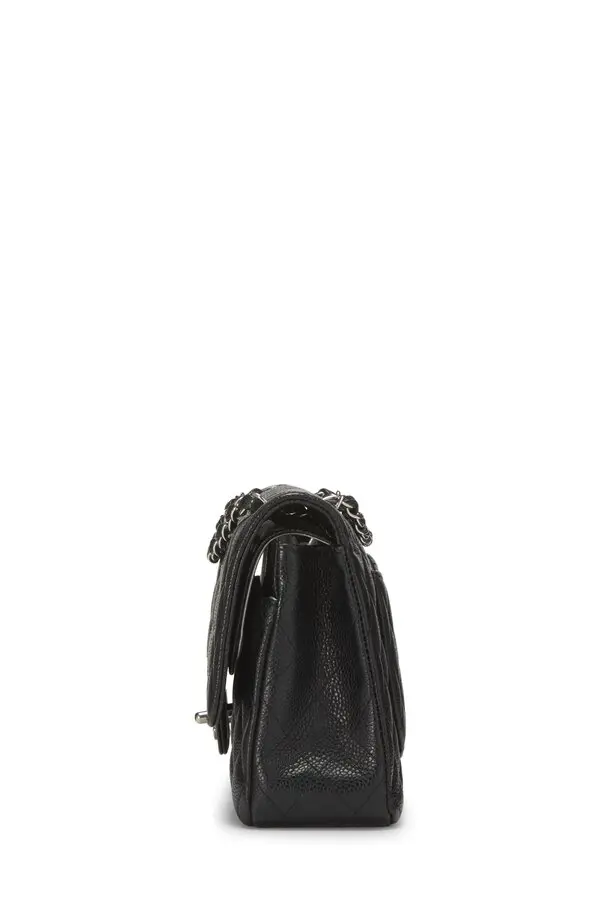 Chanel Quilted Caviar Classic Double Flap Bag - Black