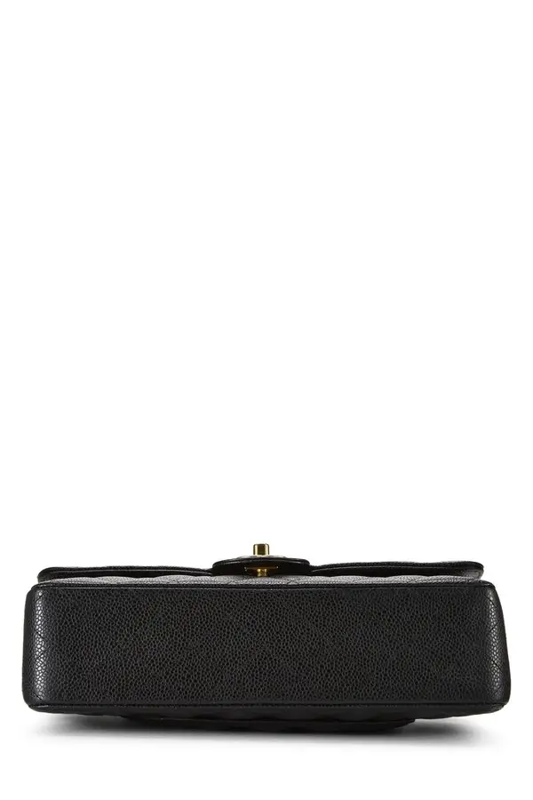 Chanel Quilted Caviar Classic Double Flap Bag - Black
