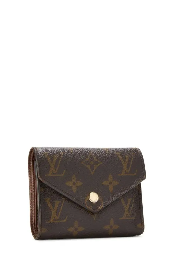 LOUIS VUITTON Monogram Canvas Victorine Wallet - Brown