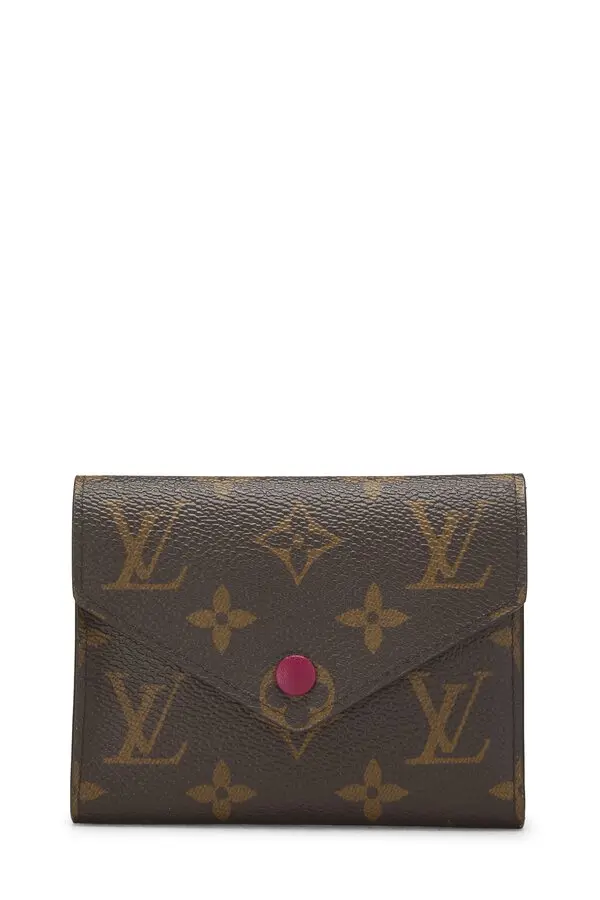 LOUIS VUITTON Monogram Canvas Victorine Wallet - Pink