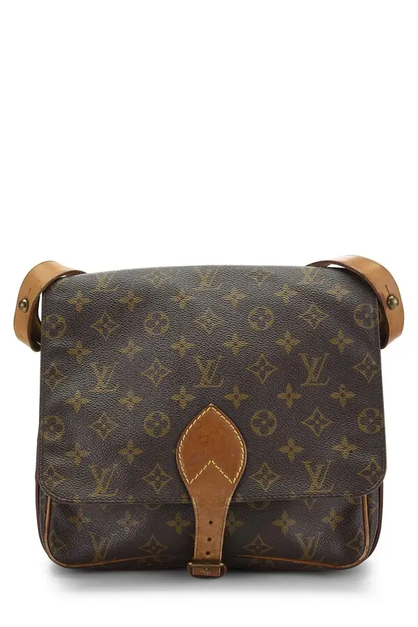 LOUIS VUITTON Monogram Canvas Cartouchiere - Brown