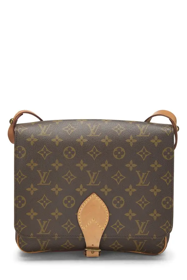 LOUIS VUITTON Monogram Canvas Cartouchiere - Brown
