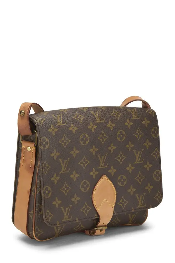 LOUIS VUITTON Monogram Canvas Cartouchiere - Brown