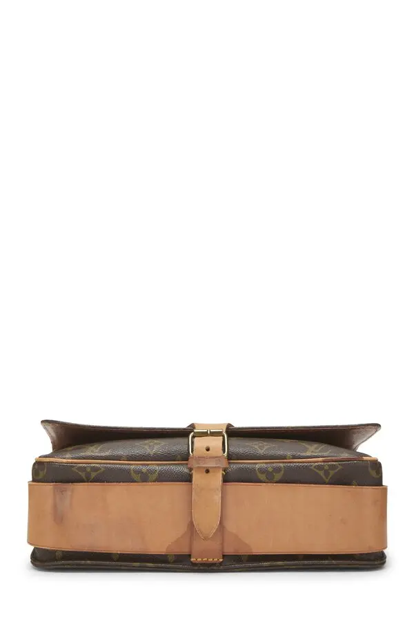 LOUIS VUITTON Monogram Canvas Cartouchiere - Brown