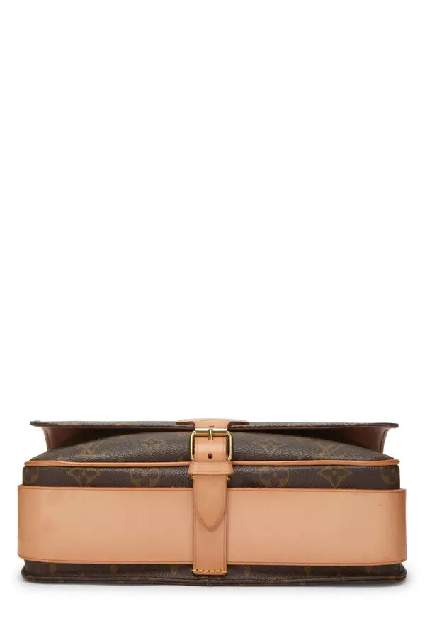 LOUIS VUITTON Monogram Canvas Cartouchiere Bag - Brown